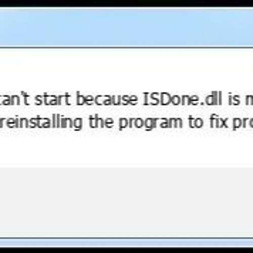 Solución error isdone dll - Digital Grow