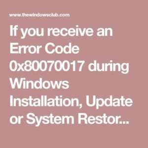 Solución error windows update 0x80070017 - Digital Grow